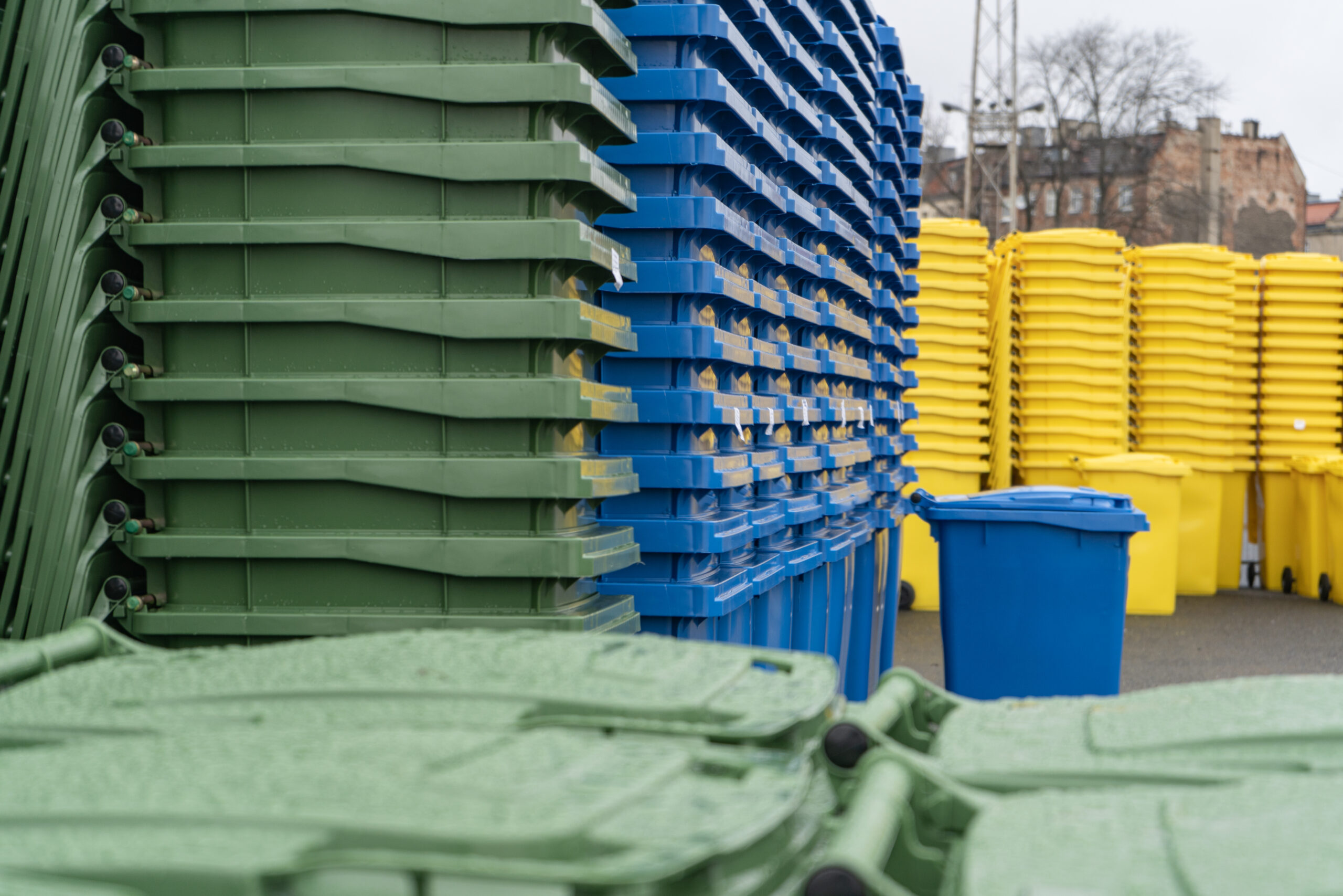 Pojemniki na odpady segregowane - Eneris